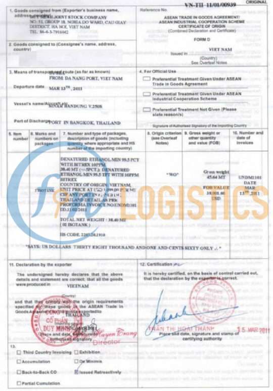 CO Form D Là Gì? Điều Kiện Cấp Chứng Nhận Năm 2025